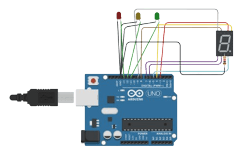 Traffic Light System with LEDs & Arduino | Sarkitshala | Sarkitshala